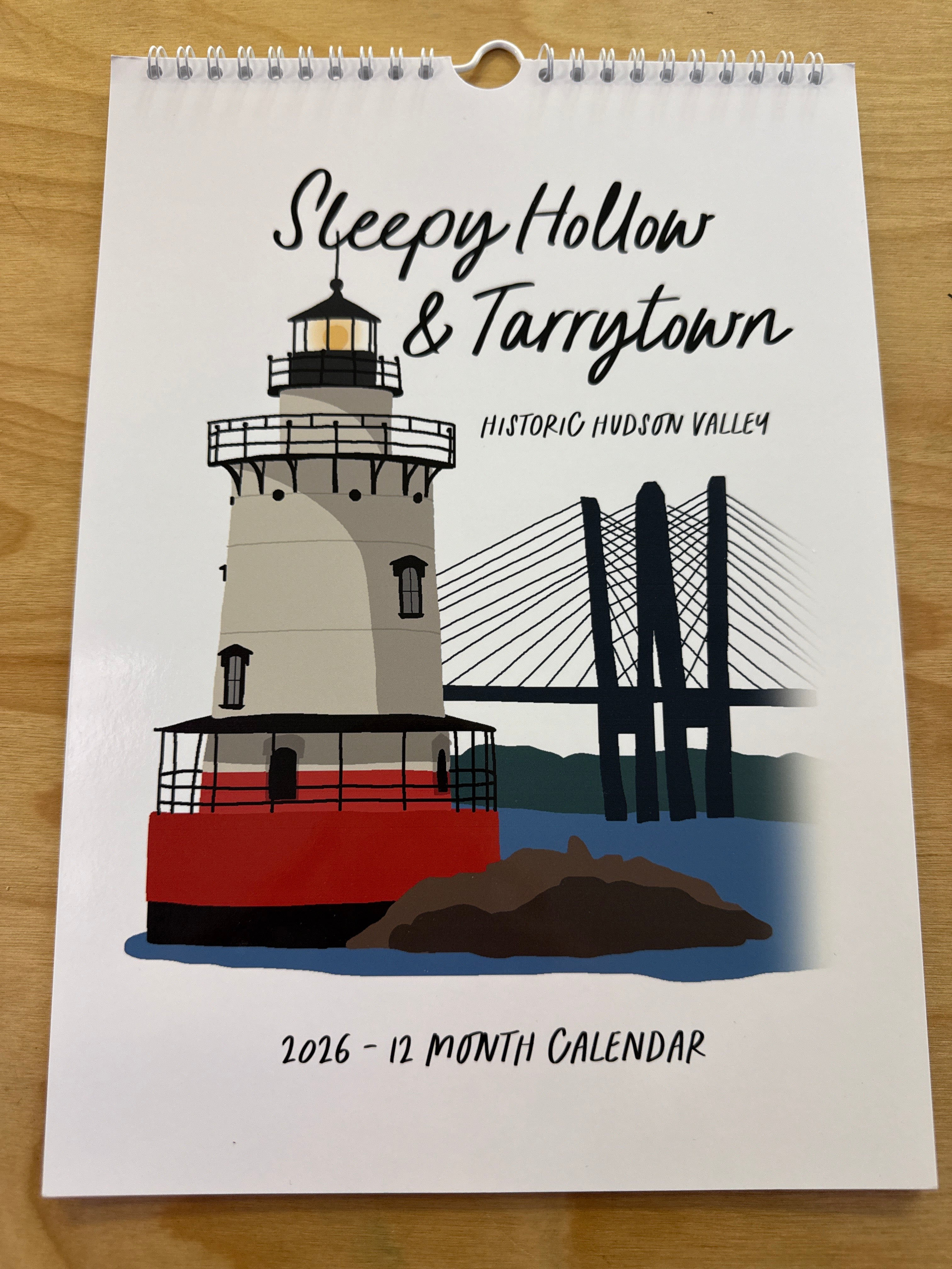 Sleepy Hollow & Tarrytown 2026 - 12 Month Calendar – Cozy Coven